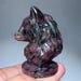 Garnet Wolf Skull: Hand Carved Crystal Healing Gift (2.4 Inch) - Etsy