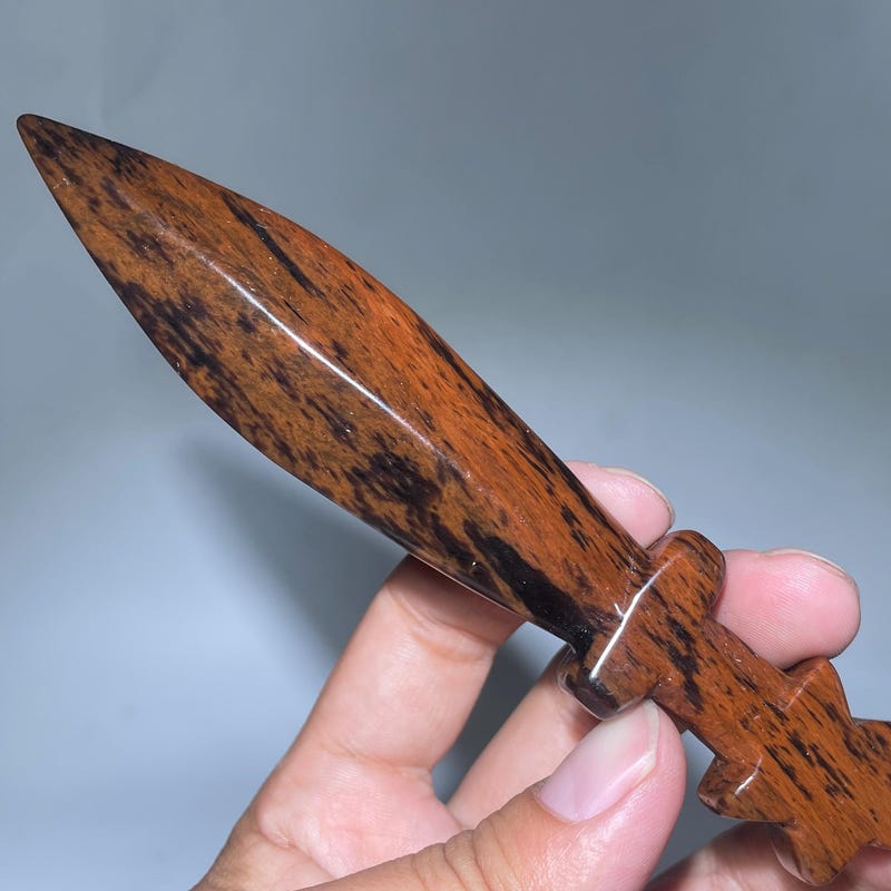 Black Obsidian Knife - Etsy