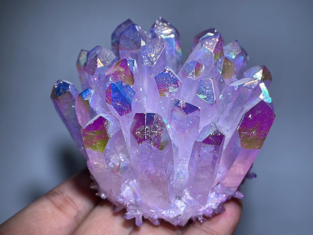Pink Quartz Crystal Cluster, Home Decor Specimen, 300g+ - Etsy