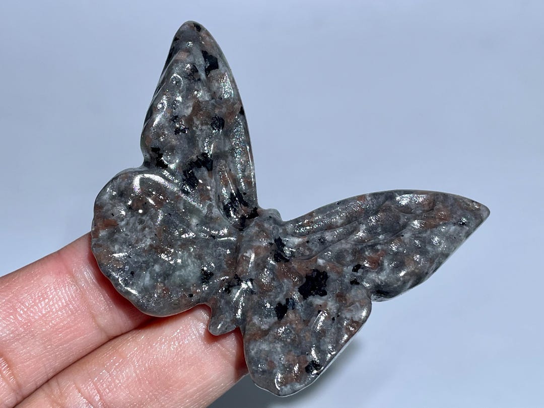 Yooperlite Butterfly Skull: Handmade Crystal Healing Gift (2.1") - Etsy