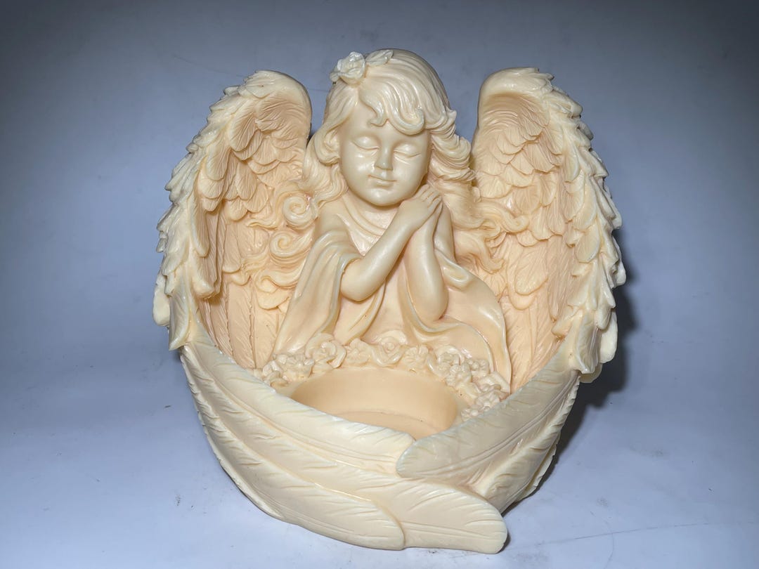 Handmade Ivory Nut Angel Skull: Crystal Healing Decor (4.4") - Etsy