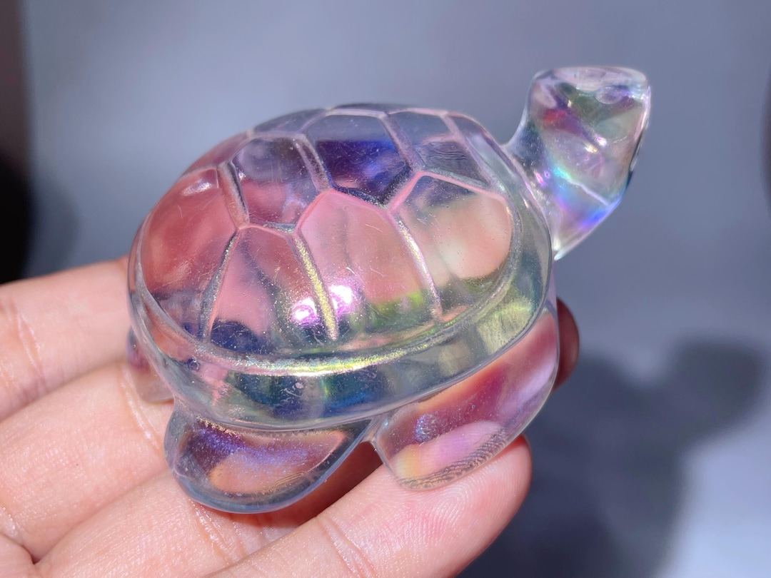 Smelting Quartz Sea Turtle Skull: Crystal Tortoise, Home Decor 2.8" - Etsy
