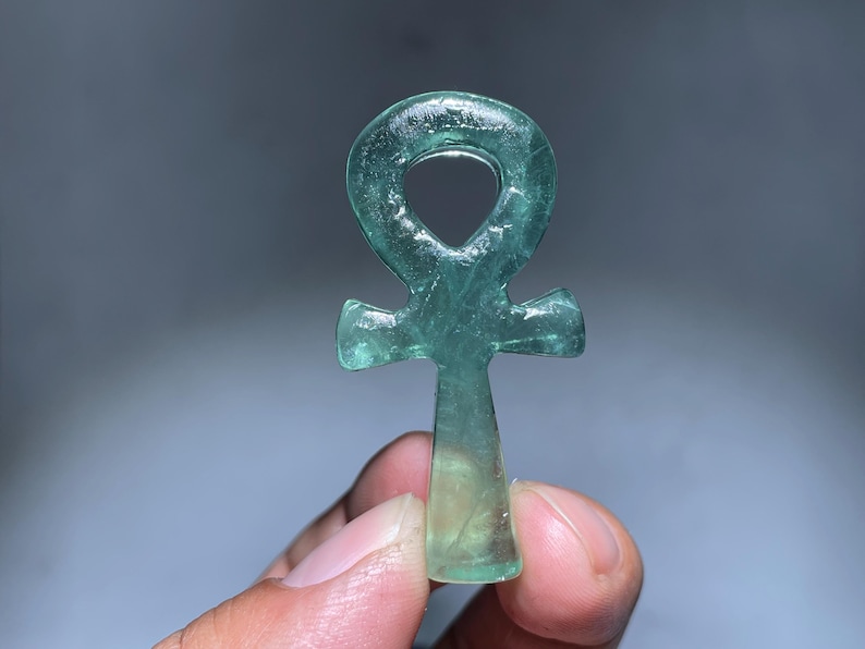 Natural Quartz Crystal Ankh: Healing Stone Gift (2 Inch) - Etsy