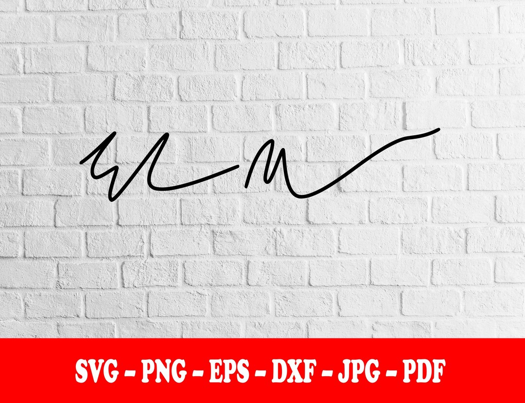 ELON MUSK Signature, Black and White, T-shirt, Sticker, Mug Wrap ...