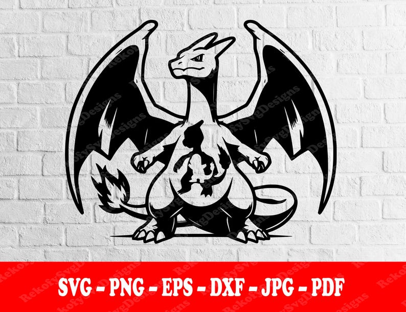 CHARMANDER EVOLUTION, Svg, T-shirt, Sticker, Mug Wrap, Vector ...