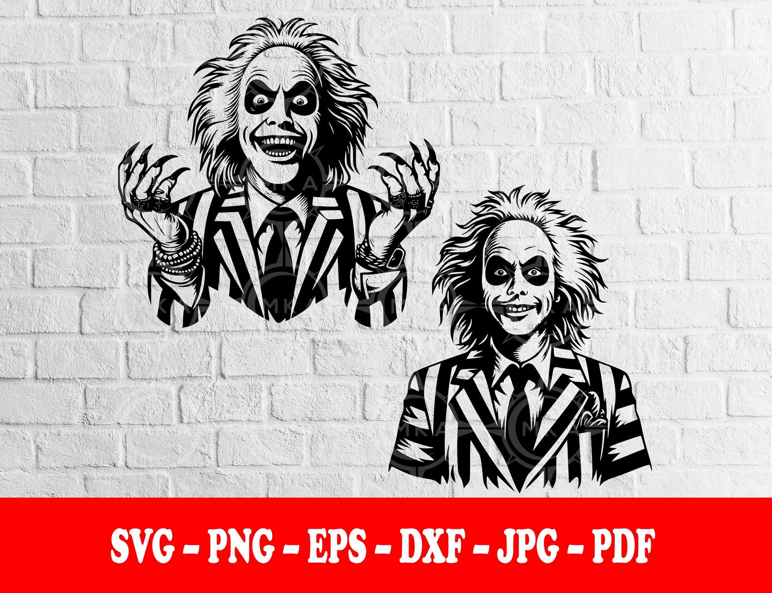 BEETLEJUICE, 2 Pack, Svg, T-shirt, Sticker, Mug Wrap, Vector ...