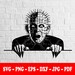 PEEKING PINHEAD, Svg, T-shirt, Sticker, Mug Wrap, Vector, Sublimation ...