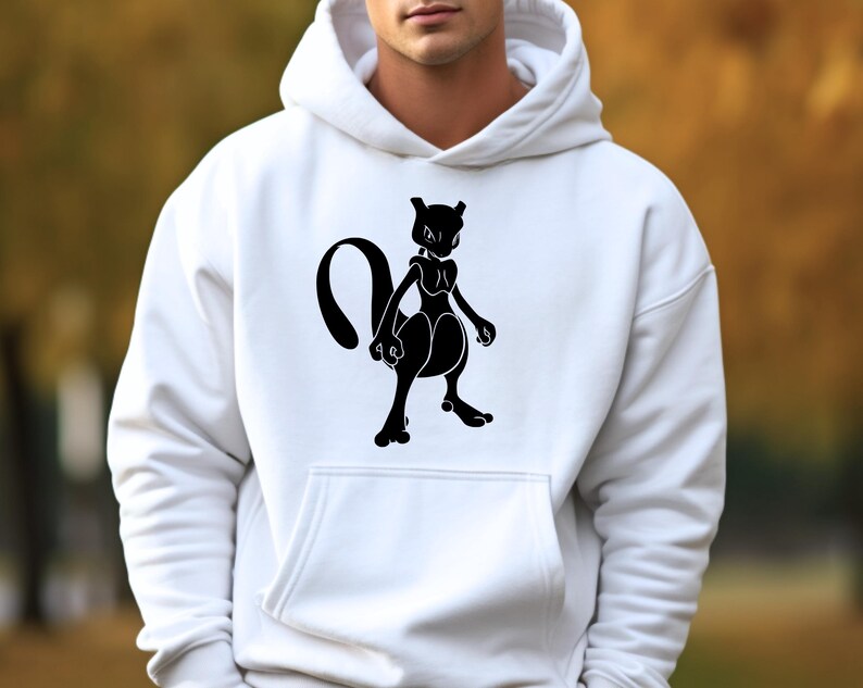 MEWTWO, Pokemon, 4 Pack, Outline, T-shirt, Sticker, Mug Wrap, Vector ...