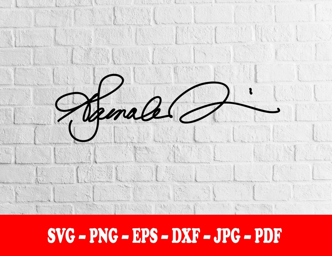 Kamala Harris Signature, Svg, T-shirt, Sticker, Mug Wrap, Vector ...