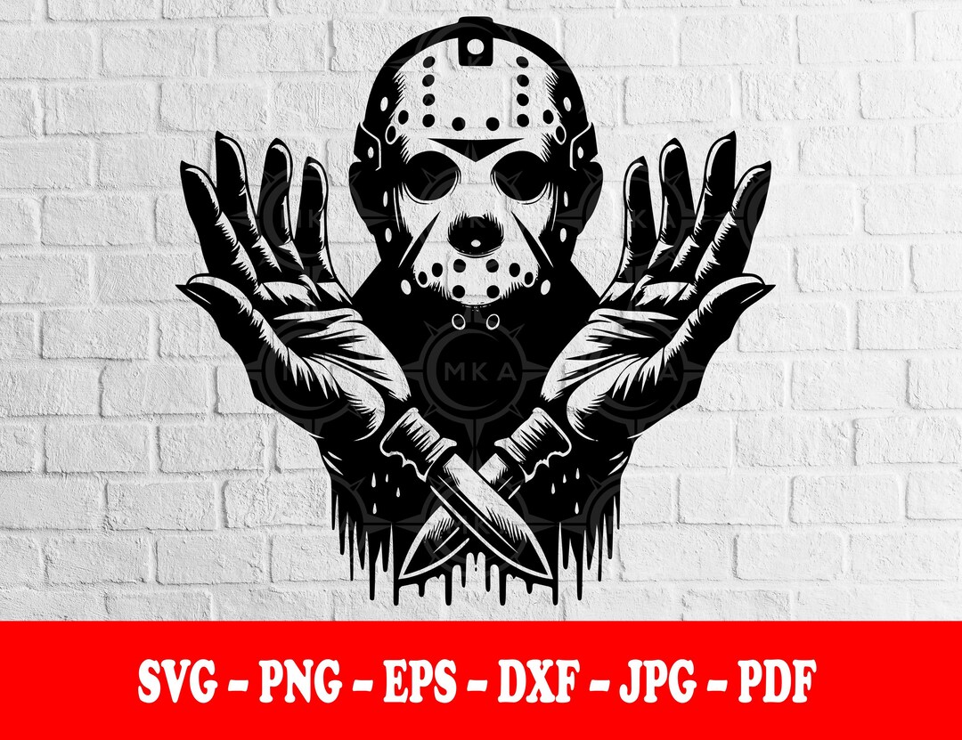 JASON VOORHEES, Svg, T-shirt, Sticker, Mug Wrap, Vector, Sublimation ...