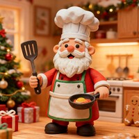 Santa Claus Chef - Etsy