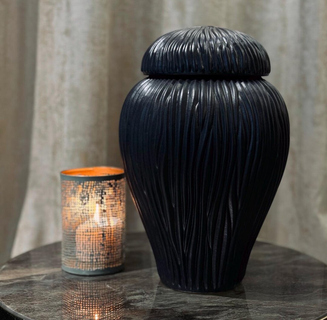 Black Urns for Human Ashes Modern Urns for Ashes Loss of Father Loss of ...