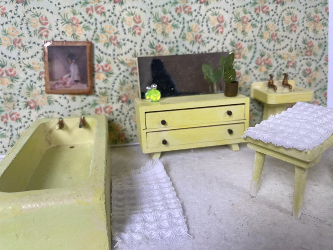 1/ 16 Scale Barton- Dol Toi English Dolls House Furniture. Vintage ...