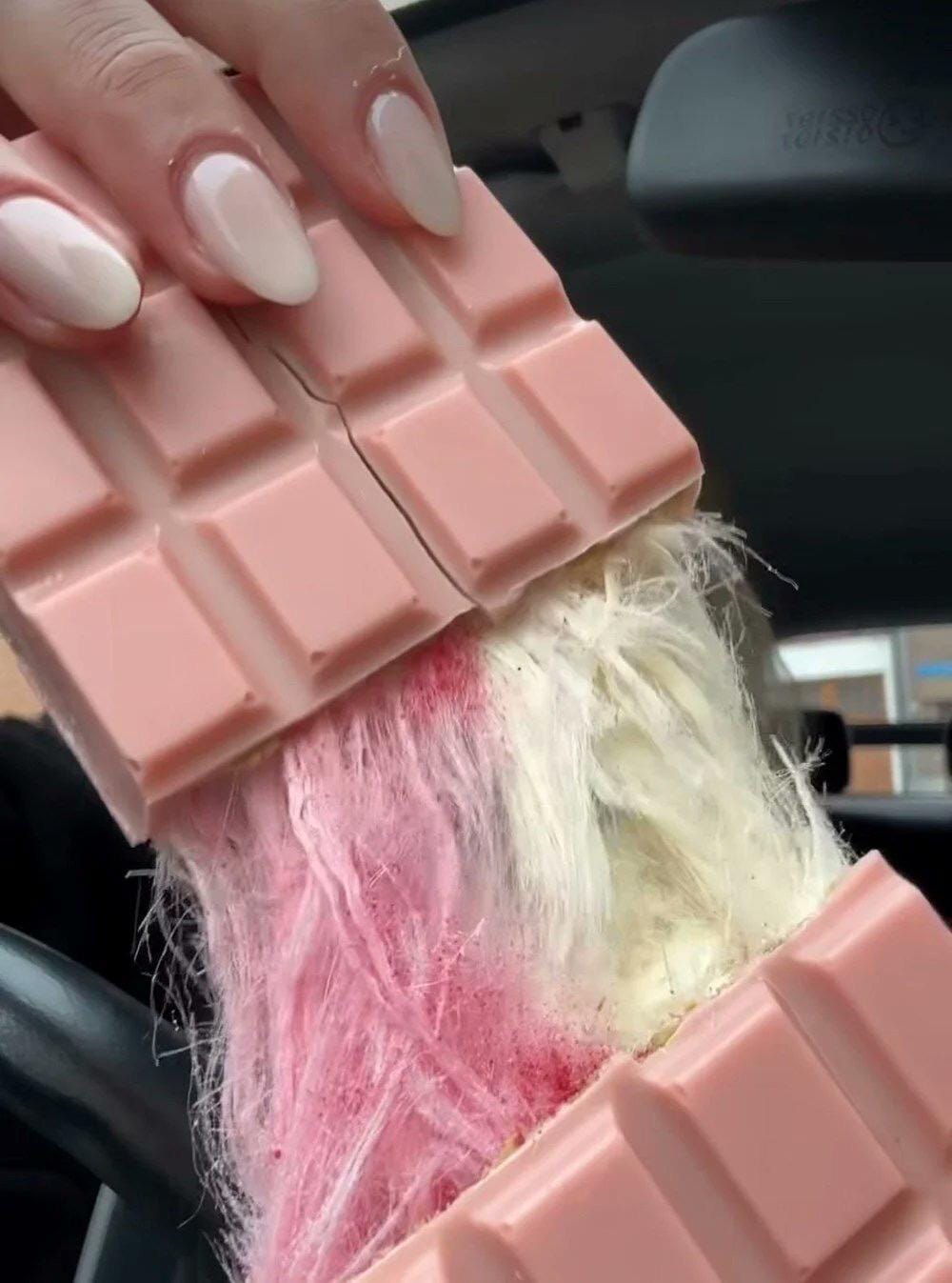 Angel Hair Chocolate Recipe the Famous Pink Chocolate Easy & Delicious ...