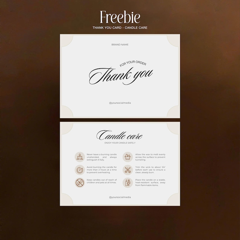 Editable Candle Label Template Bundle: Modern Design (canva) - Etsy