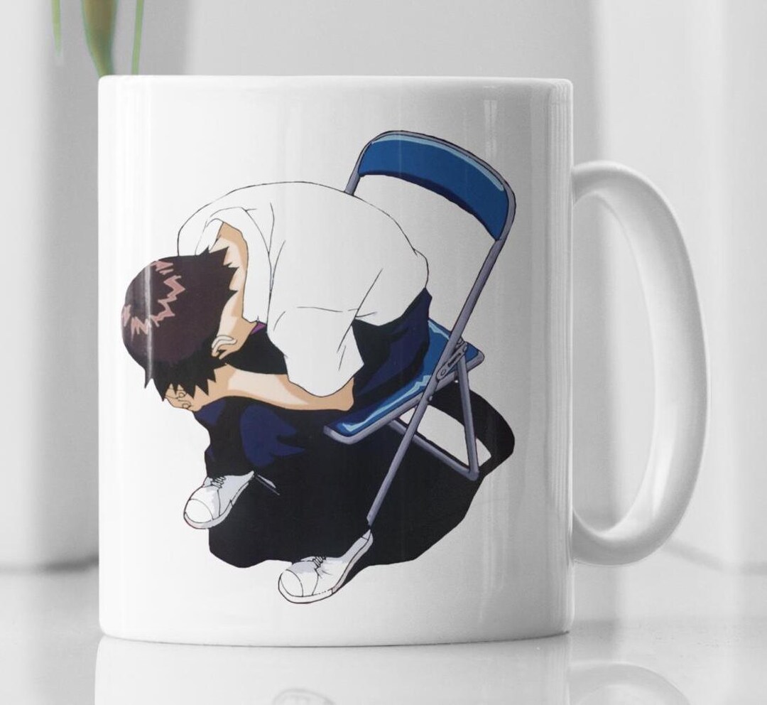 Shinji Anime Ceramic Mug, Kawaii Fan Gift - Etsy