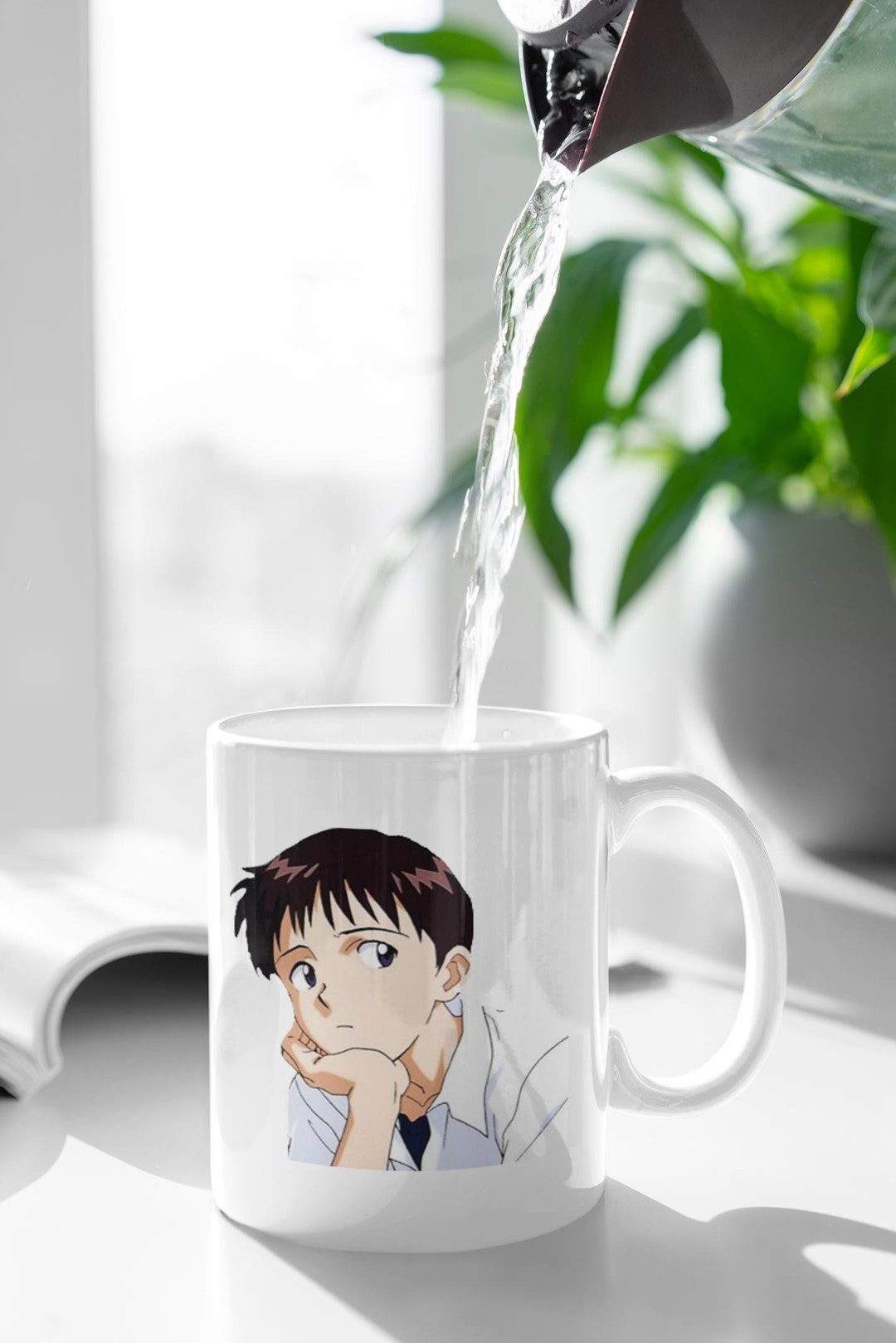 Shinji Anime Cute Mug Anime Fan Mug Anime Gift Mug Gift Ceramic Mug ...