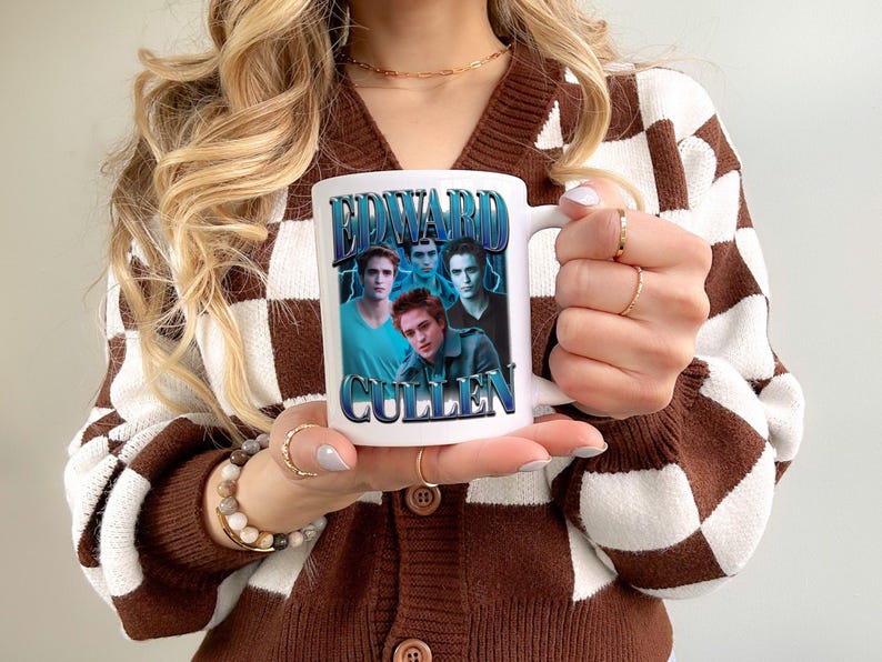 Edward Cullen Twilight Bootleg Tribute Gift Ceramic Mug Coffee Cup - Etsy