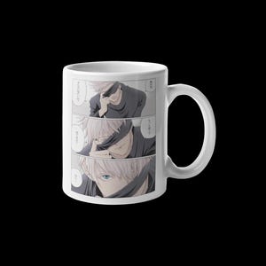 Gojo Satoru Anime Mug - Jujutsu Kaisen Ceramic Coffee Mug - Etsy