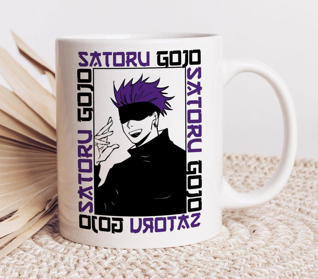 Gojo Satoru Jujutsu Kaisen Anime Mug Anime Fan Mug Anime Gift Mug Gift ...