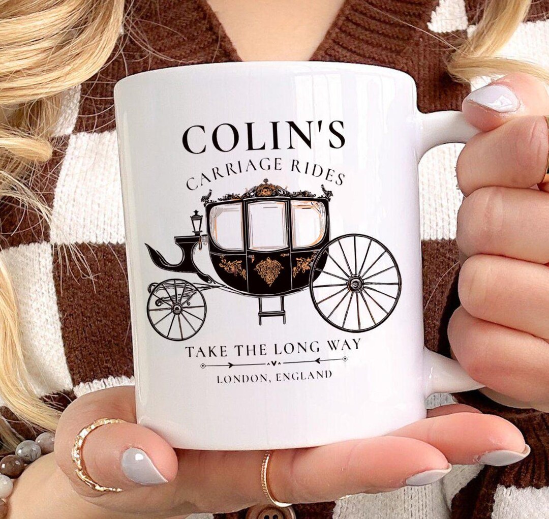 Colin's Carriage Rides, Bridgerton Tv Show, Ceramic Mug, Coffee Mug, 11 ...