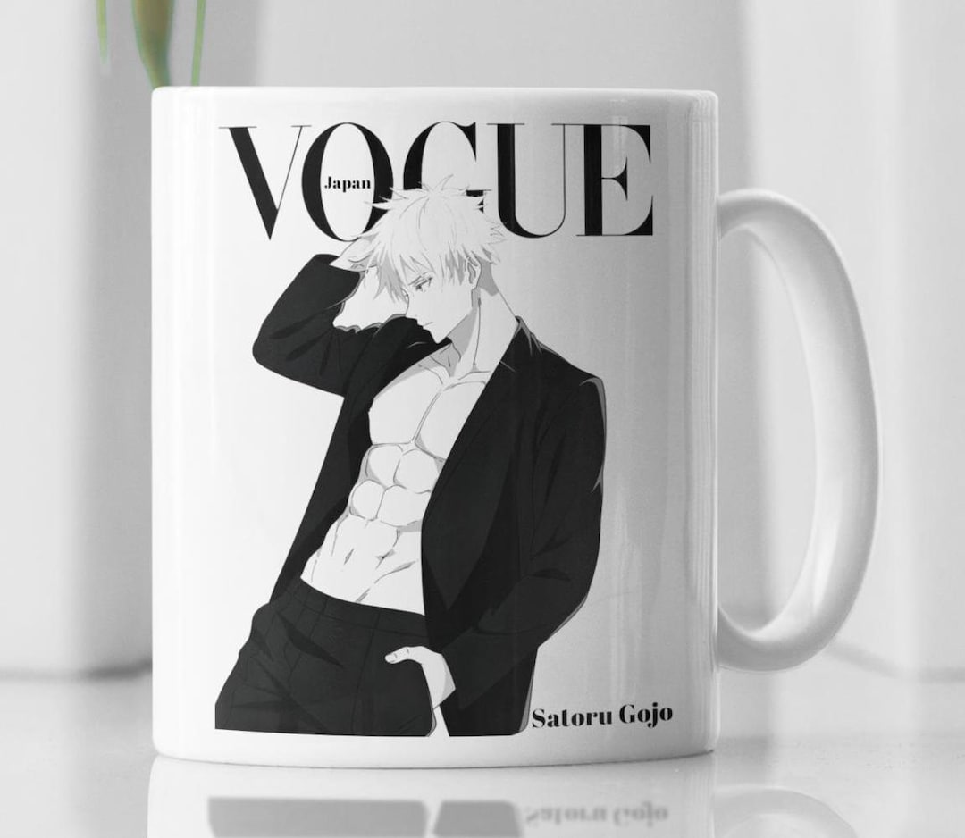Gojo Satoru Vogue Ceramic Mug - Jujutsu Kaisen Anime Gift - Etsy