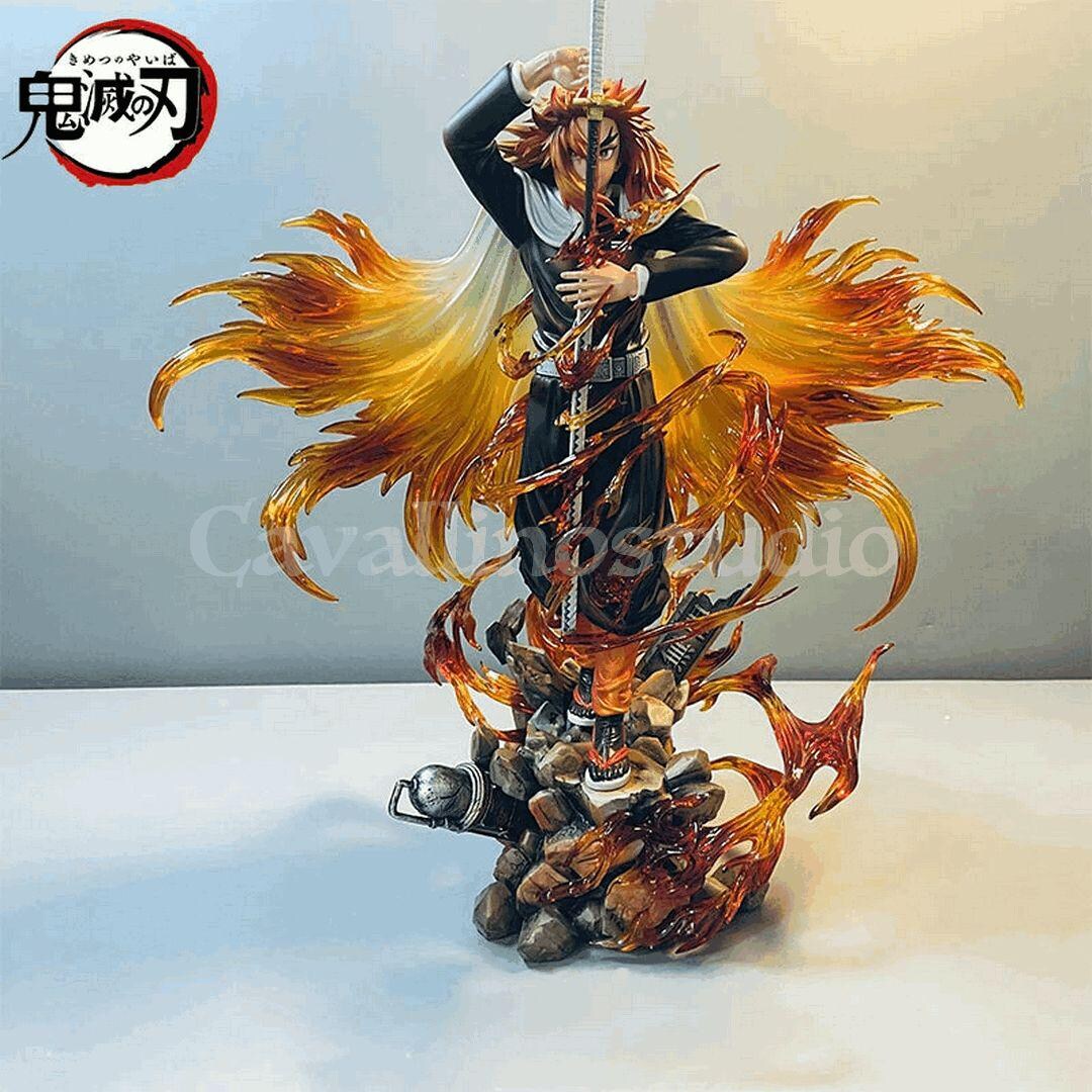 Demon Slayer Rengoku Figure 30cm Anime Statue Room Decor Gift - Etsy UK