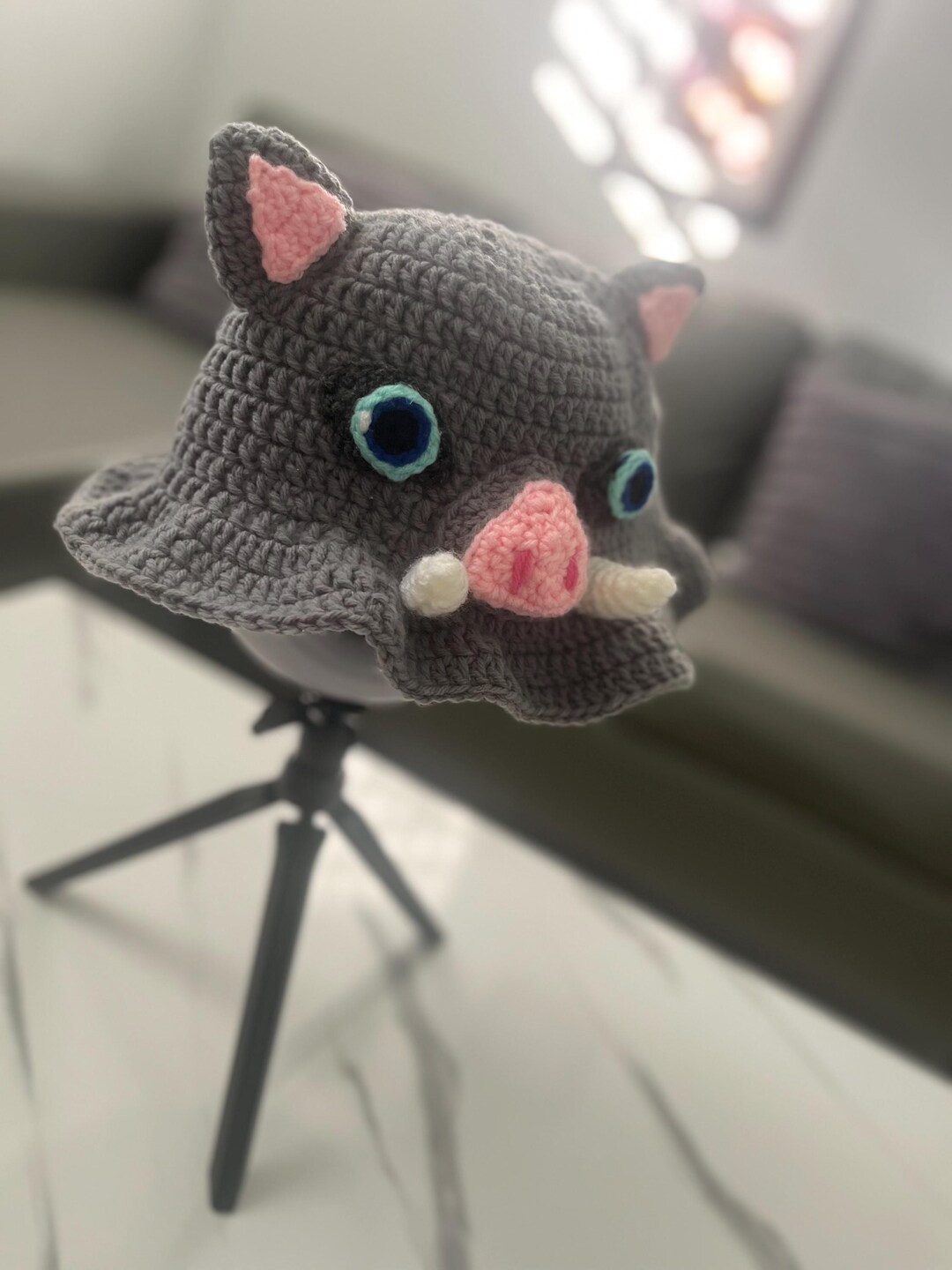 Inosuke Inspired Crochet Hat - Etsy