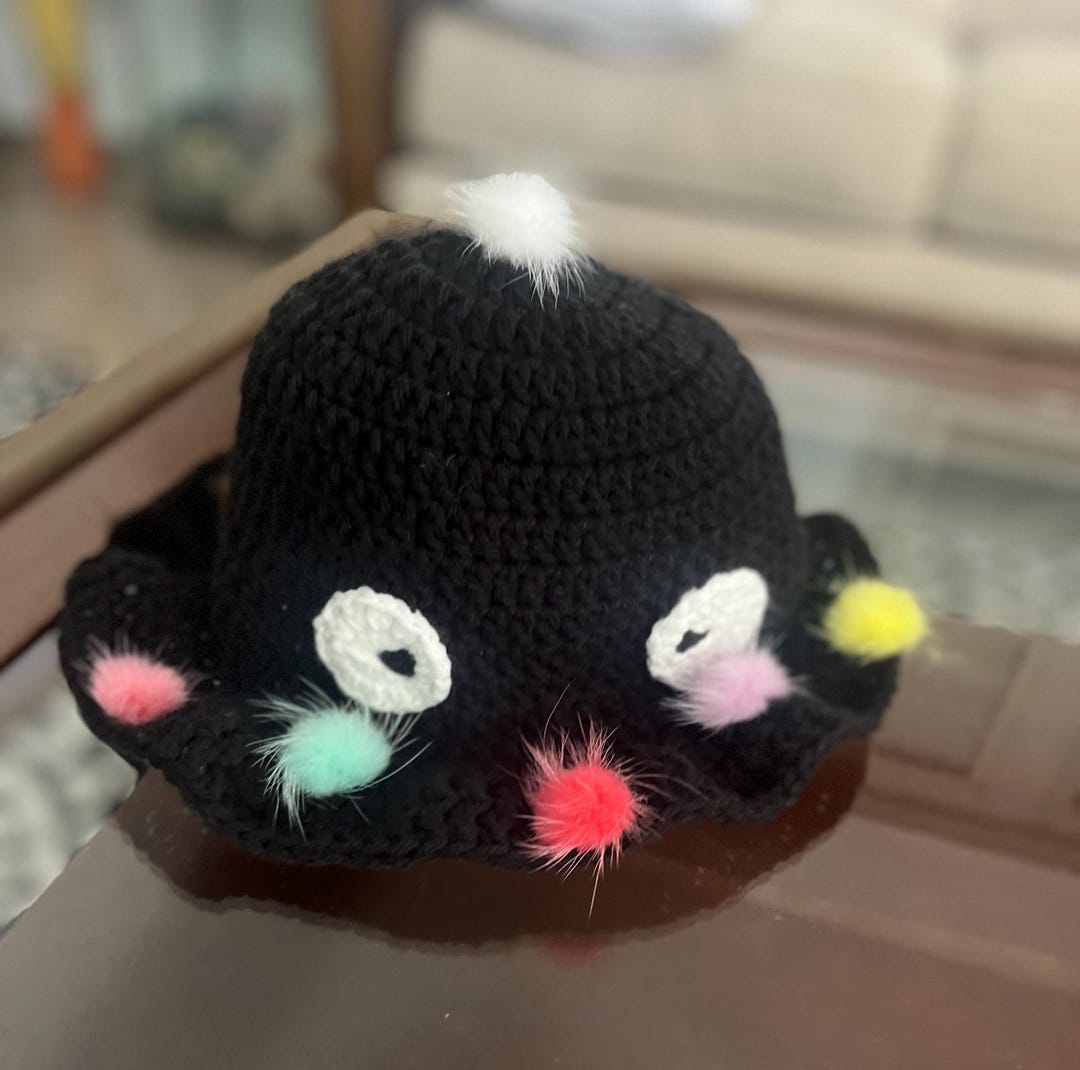 Crochet Soot Sprite Bucket Hat - Etsy