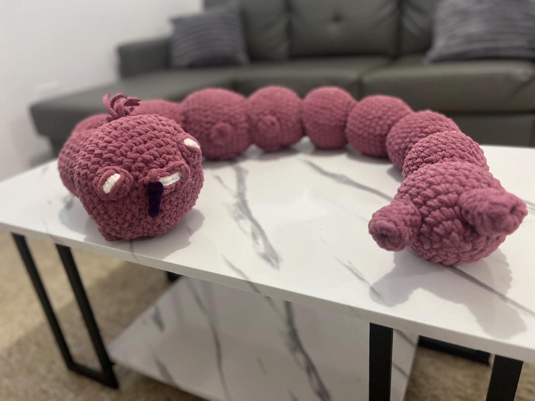 Toji’s Cursed Companion- Inspired Crochet Worm Plush - Etsy