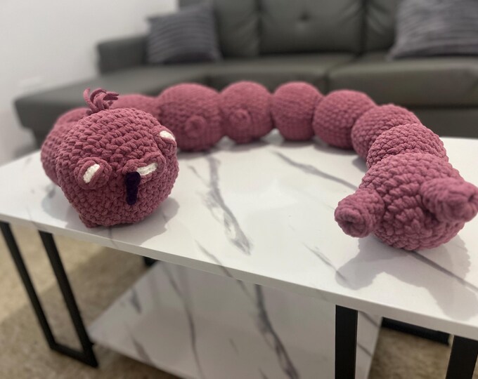 Toji’s Cursed Companion- Inspired Crochet Worm Plush - Etsy