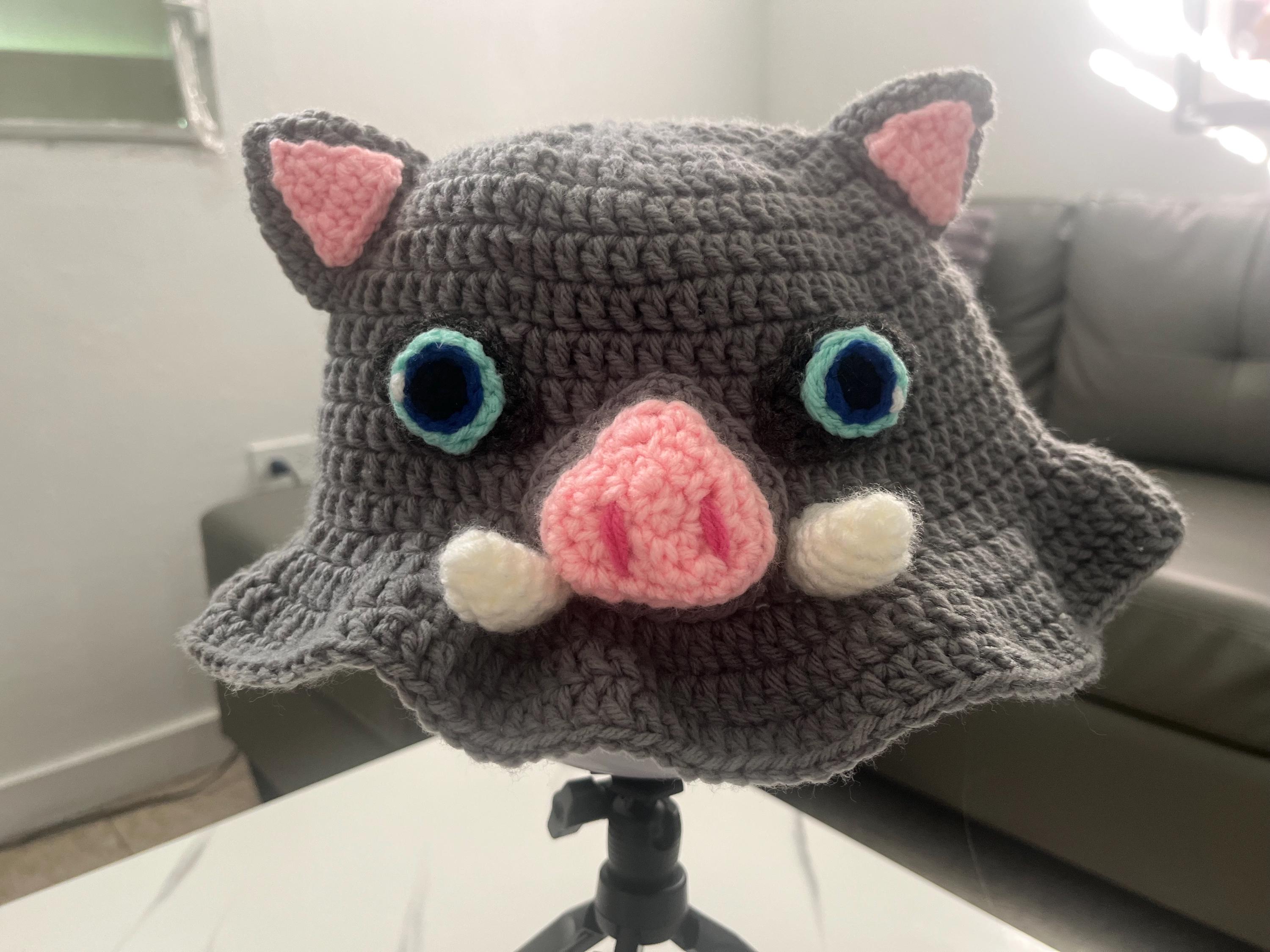 Inosuke Inspired Crochet Hat - Etsy