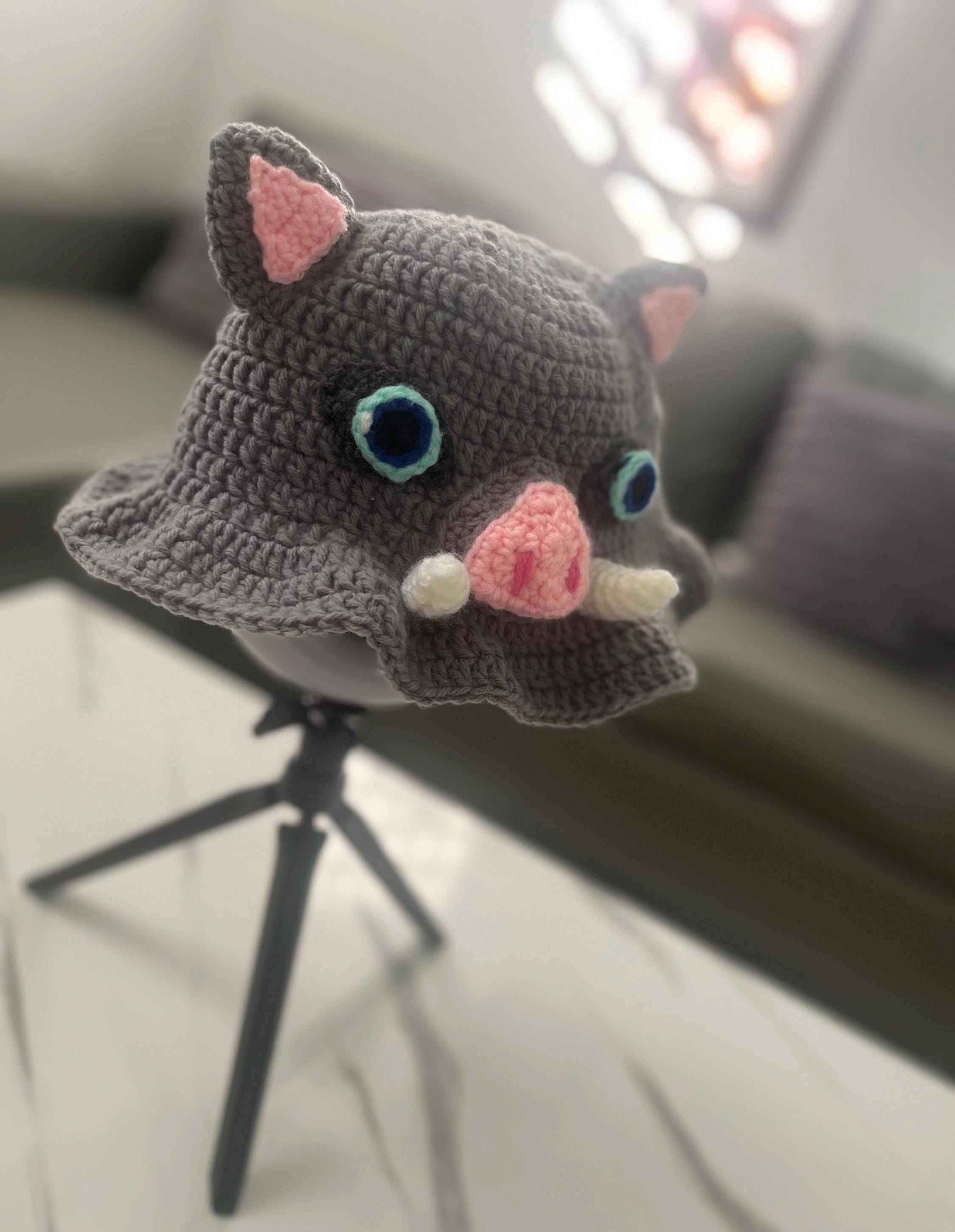 Inosuke Inspired Crochet Hat - Etsy