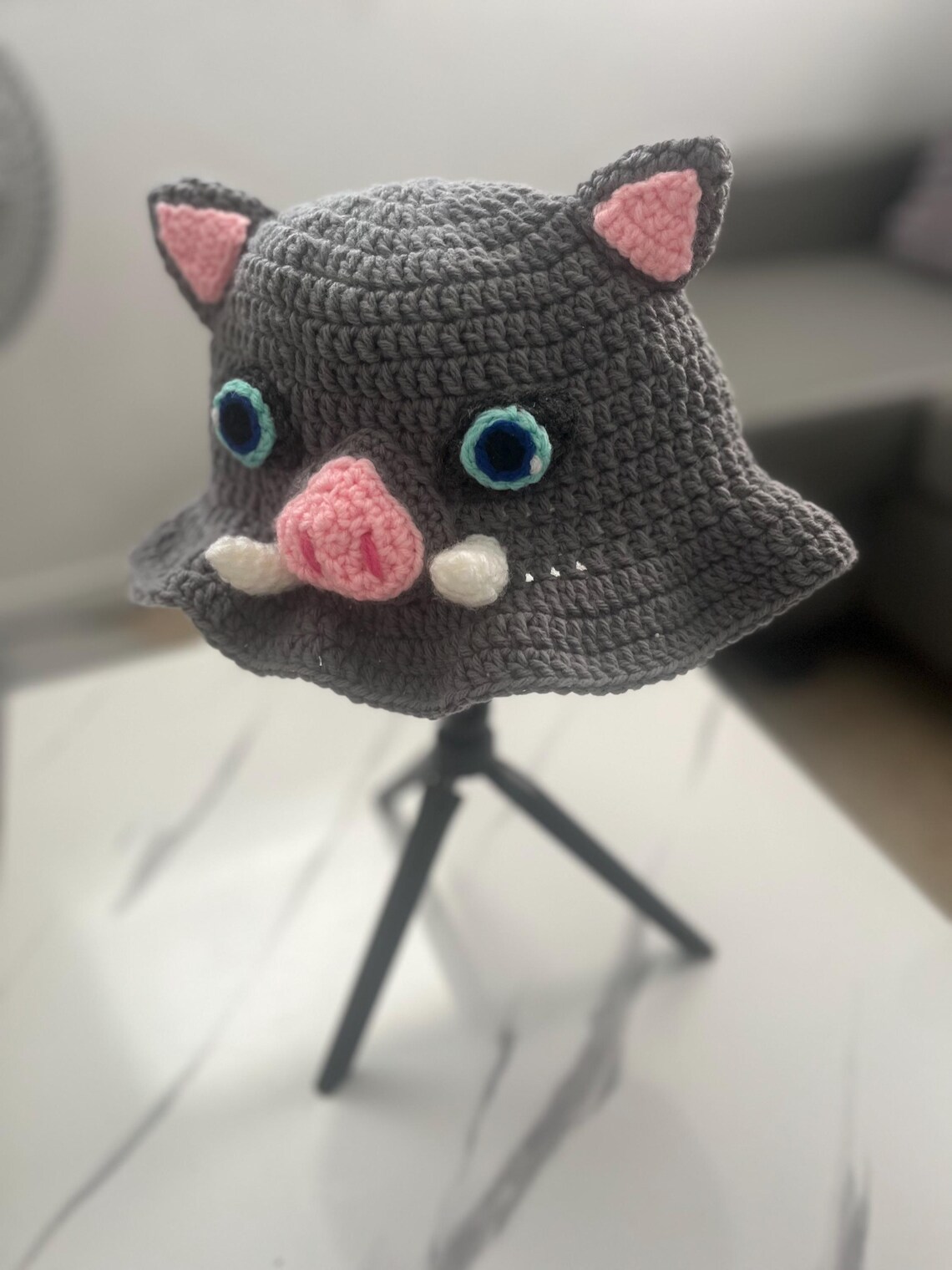 Inosuke Inspired Crochet Hat - Etsy