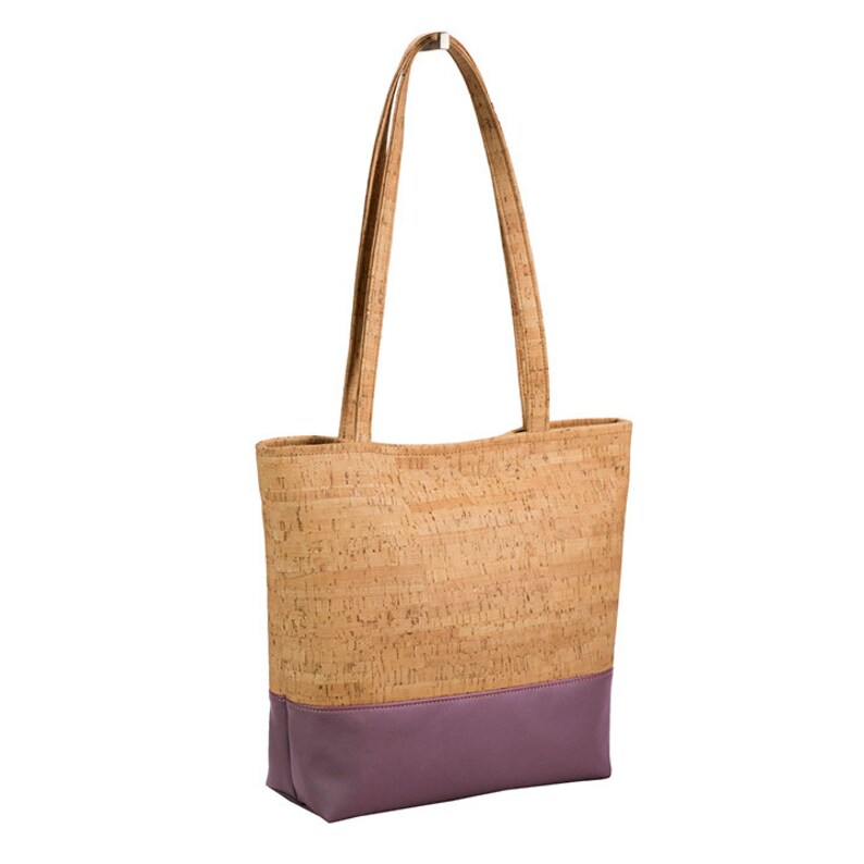Cork Tote Bag, Rustic Cork Faux Leather - Etsy