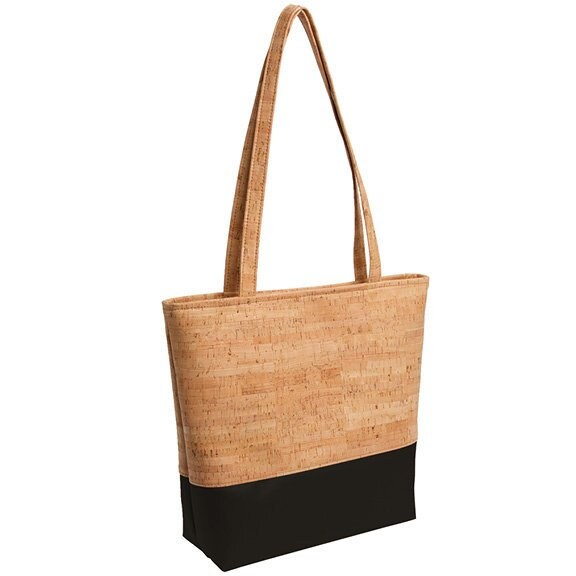 Cork Tote Bag, Rustic Cork Faux Leather - Etsy