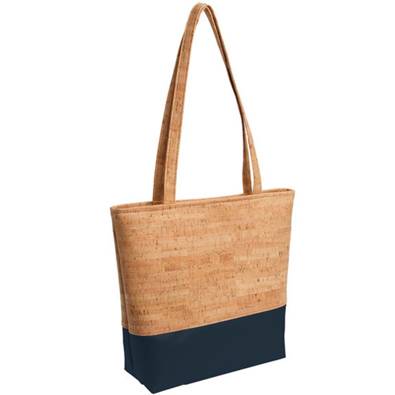 Cork Tote Bag, Rustic Cork Faux Leather - Etsy