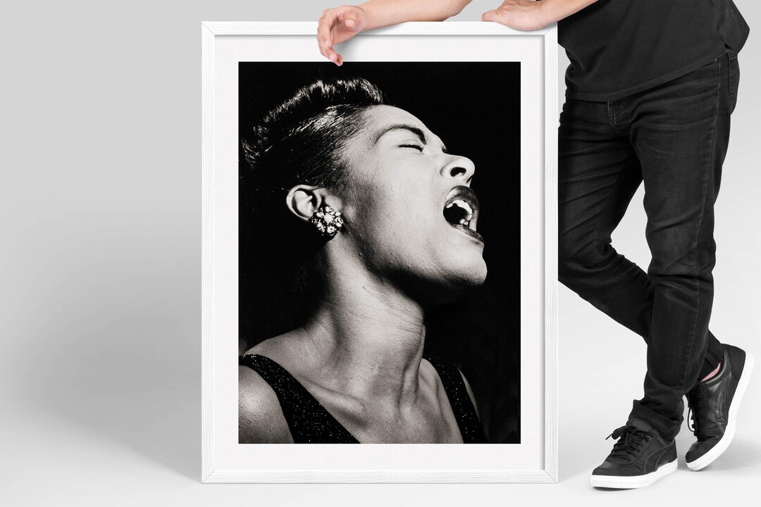 Billie Holiday Vintage Photo Poster, DIGITAL Jazz Wall Art, Retro Jazz ...
