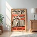 Vintage Jazz Poster, Louis Armstrong & His All-stars 1950's "tonite ...