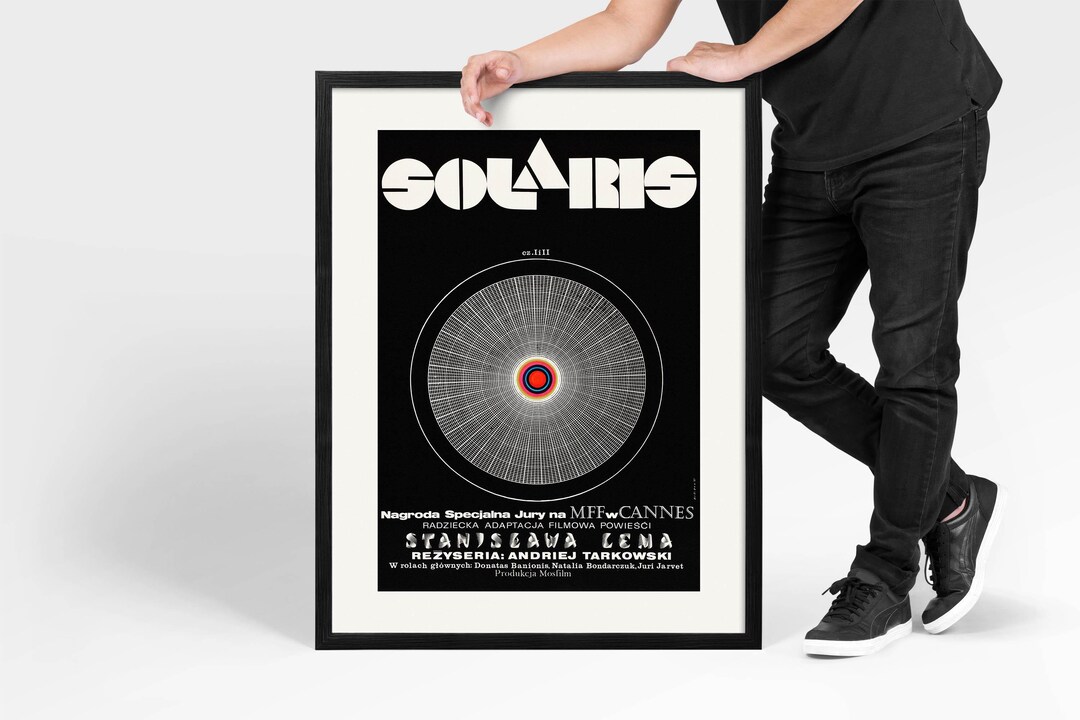 Solaris Movie Vintage Polish Poster, Retro Cinema Print, Movie ...
