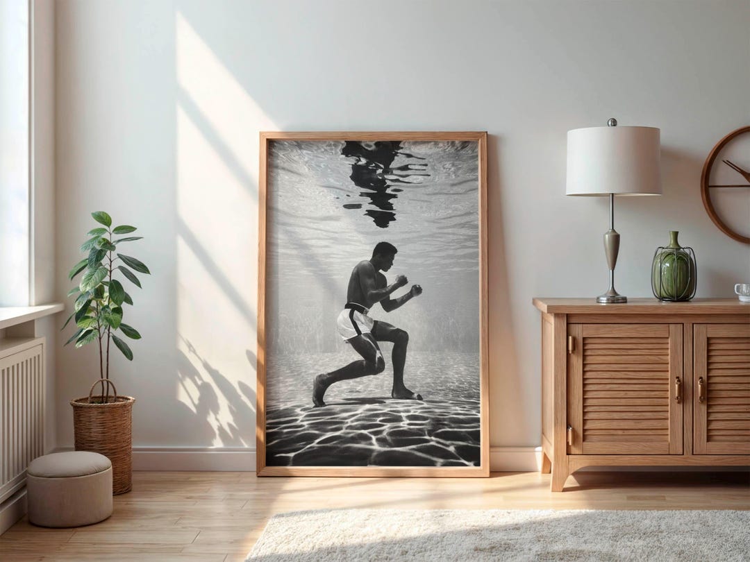 Muhammad Ali Underwater Photo Print - Iconic 1961 DIGITAL Image, Fine ...