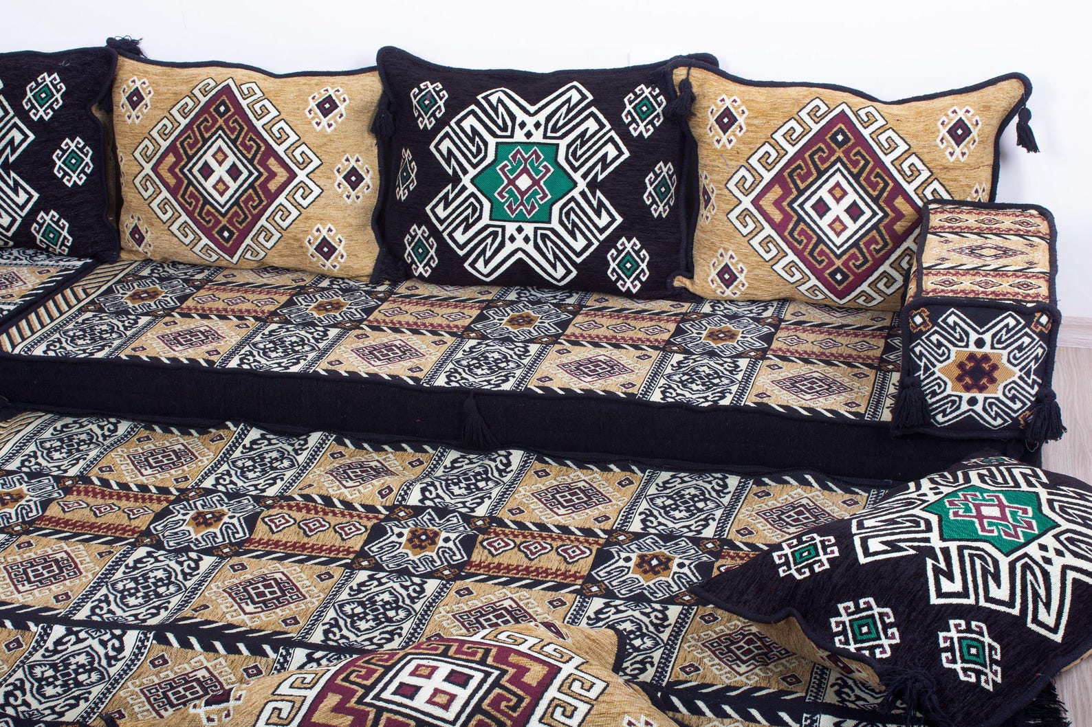 Sectional Sofa, Modular Bench Sofa, Traditional Diwan, Outdoor Floor ...