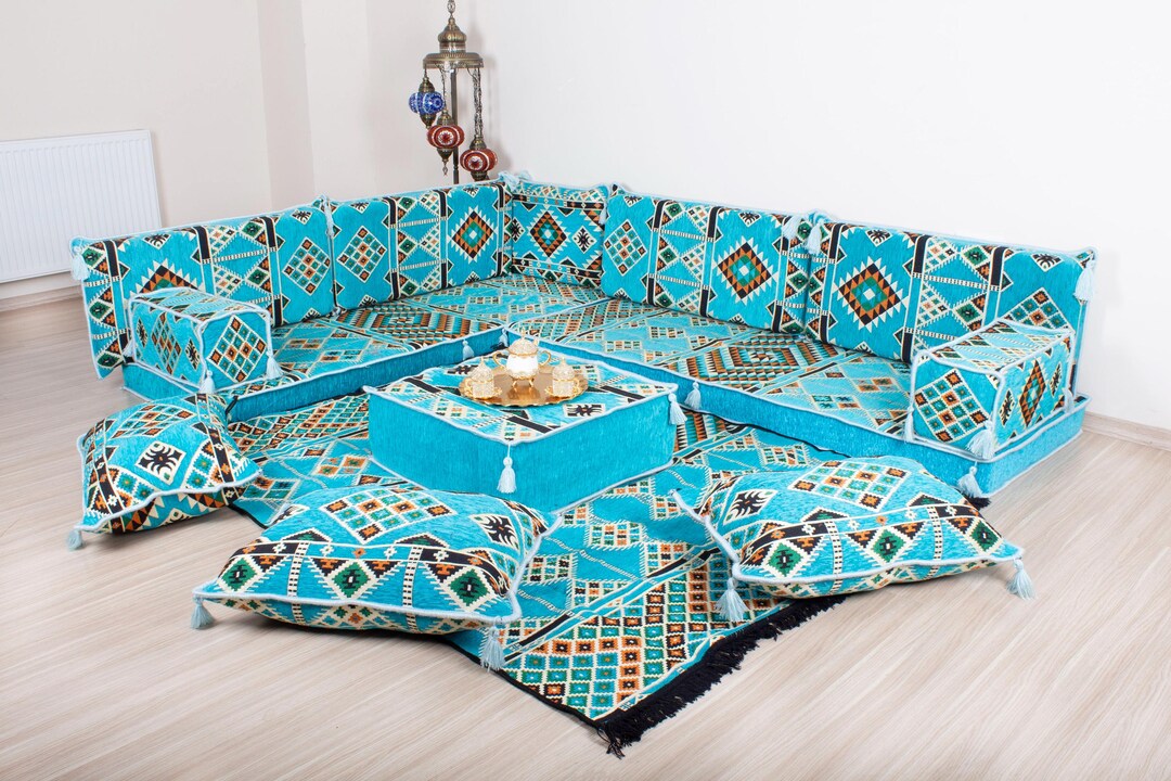 Arabic Sofa Set, Modular Sofa, Traditional Bench Sofa, Outdoor Floor ...