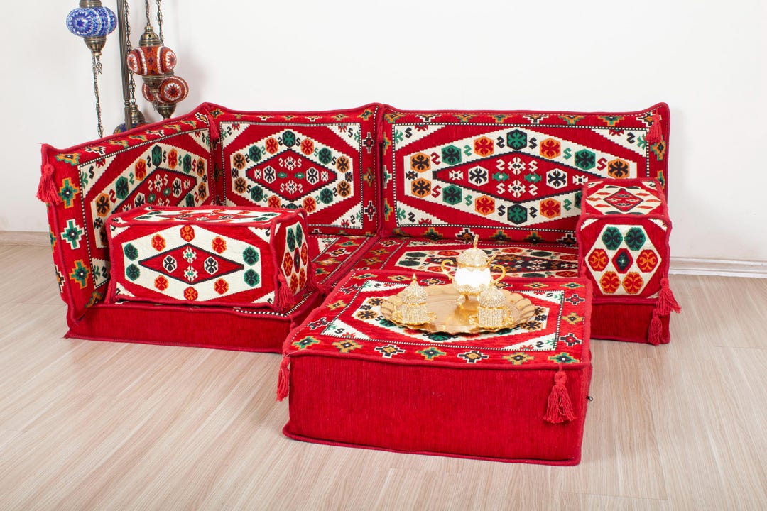 Modular Sofa Set, Arabic Bench Cushion, Traditional Diwan, Outdoor ...