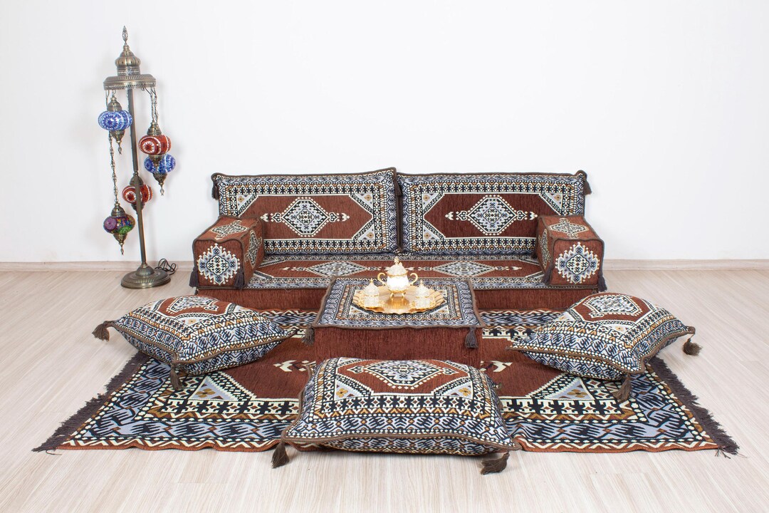 Moroccan Sofa Set, Arabic Majlis, Custom Bench Sofa, Modular Floor ...