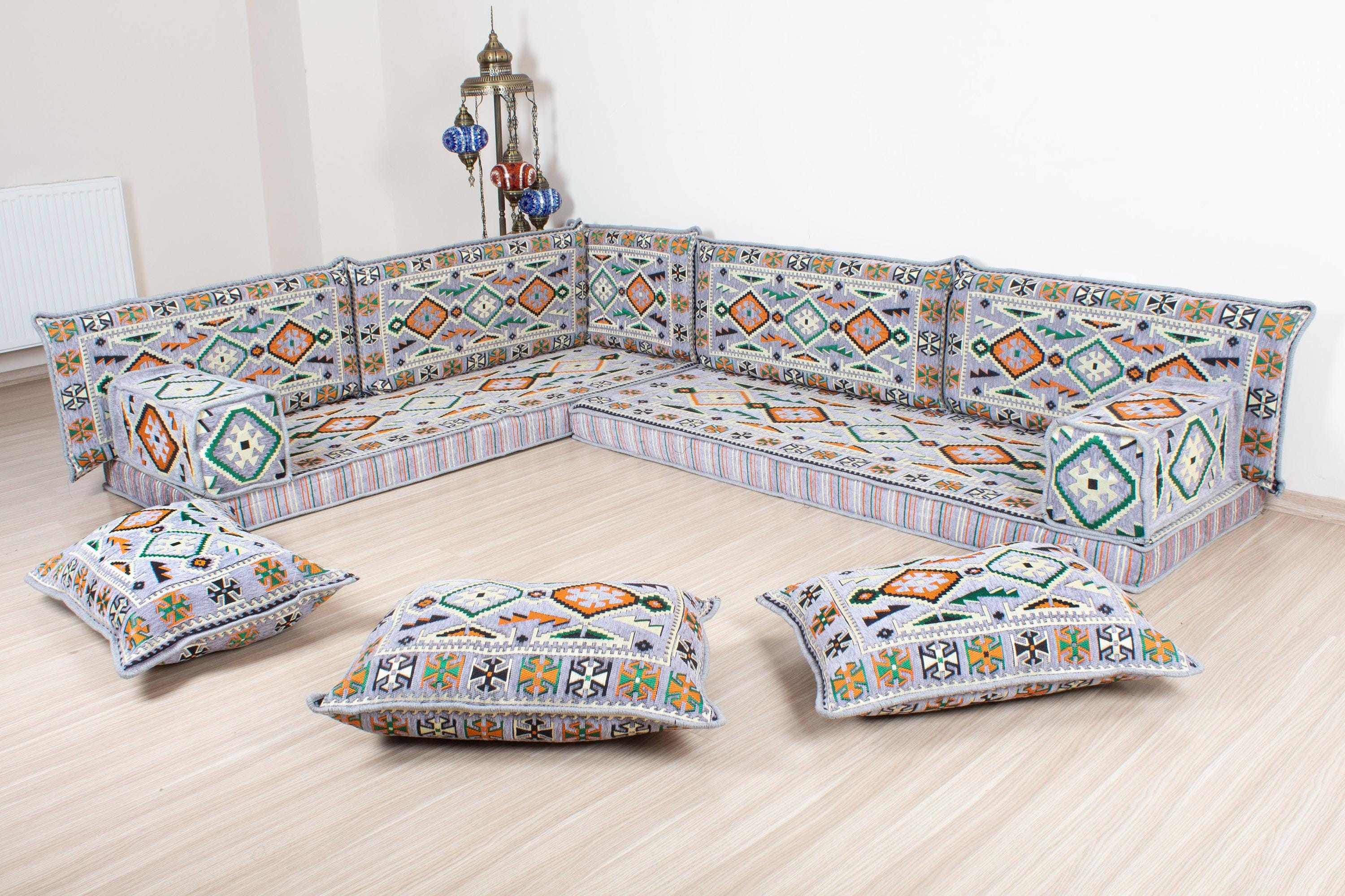 Custom Arabic Majlis, L Shaped Bench Sofa, Veranda Couch Set ...