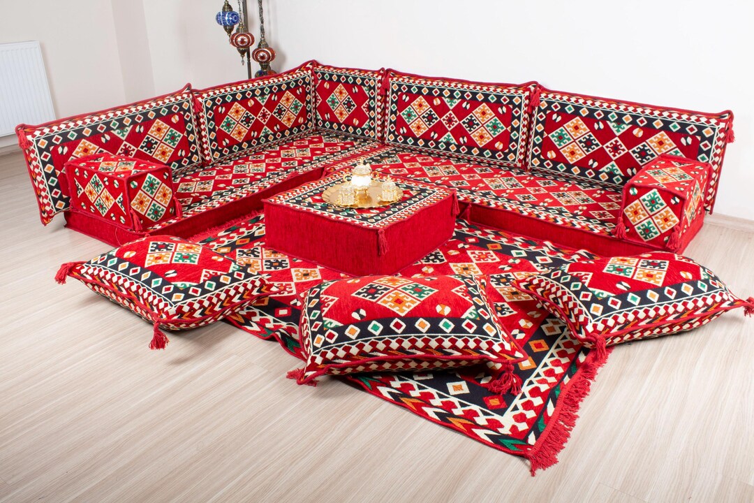 Arabic Majlis, Modular Sofa Set, Sectional Bench, Traditional Floor ...