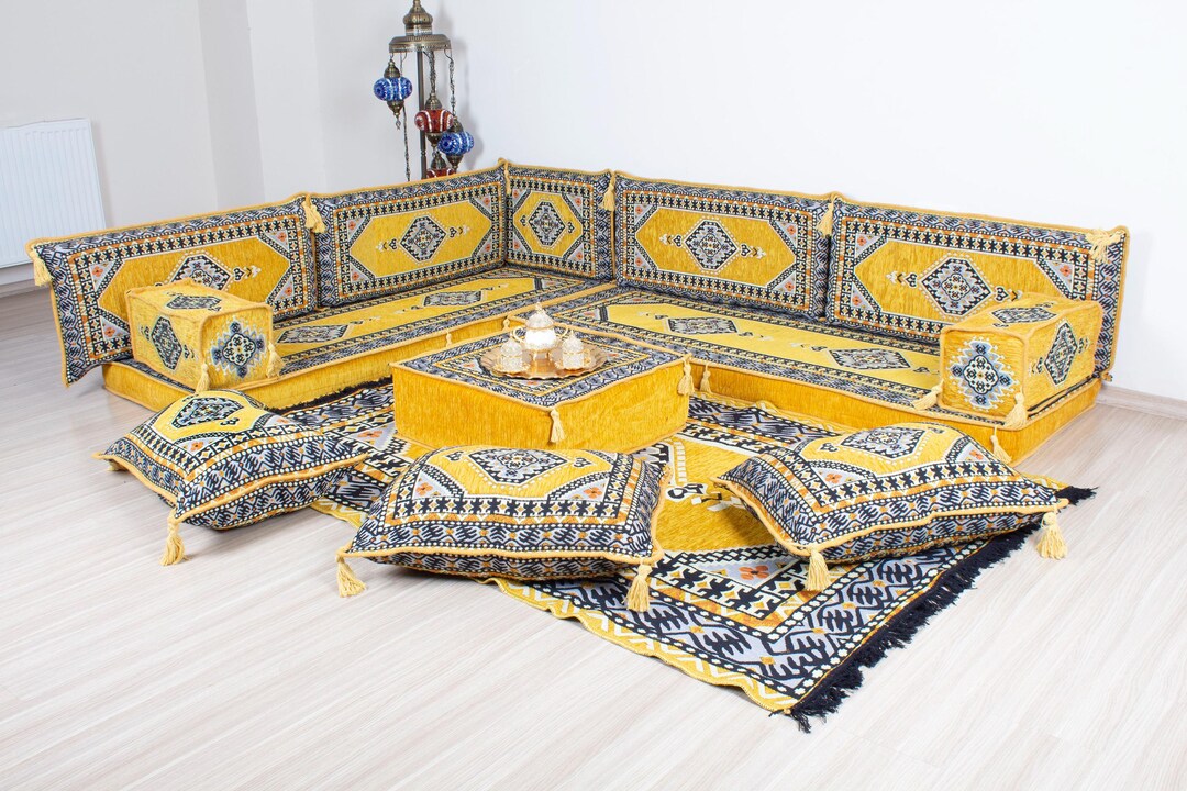 Arabic Majlis Seating, Sectional Sofa Set, Modular Bench Sofa, Outdoor ...