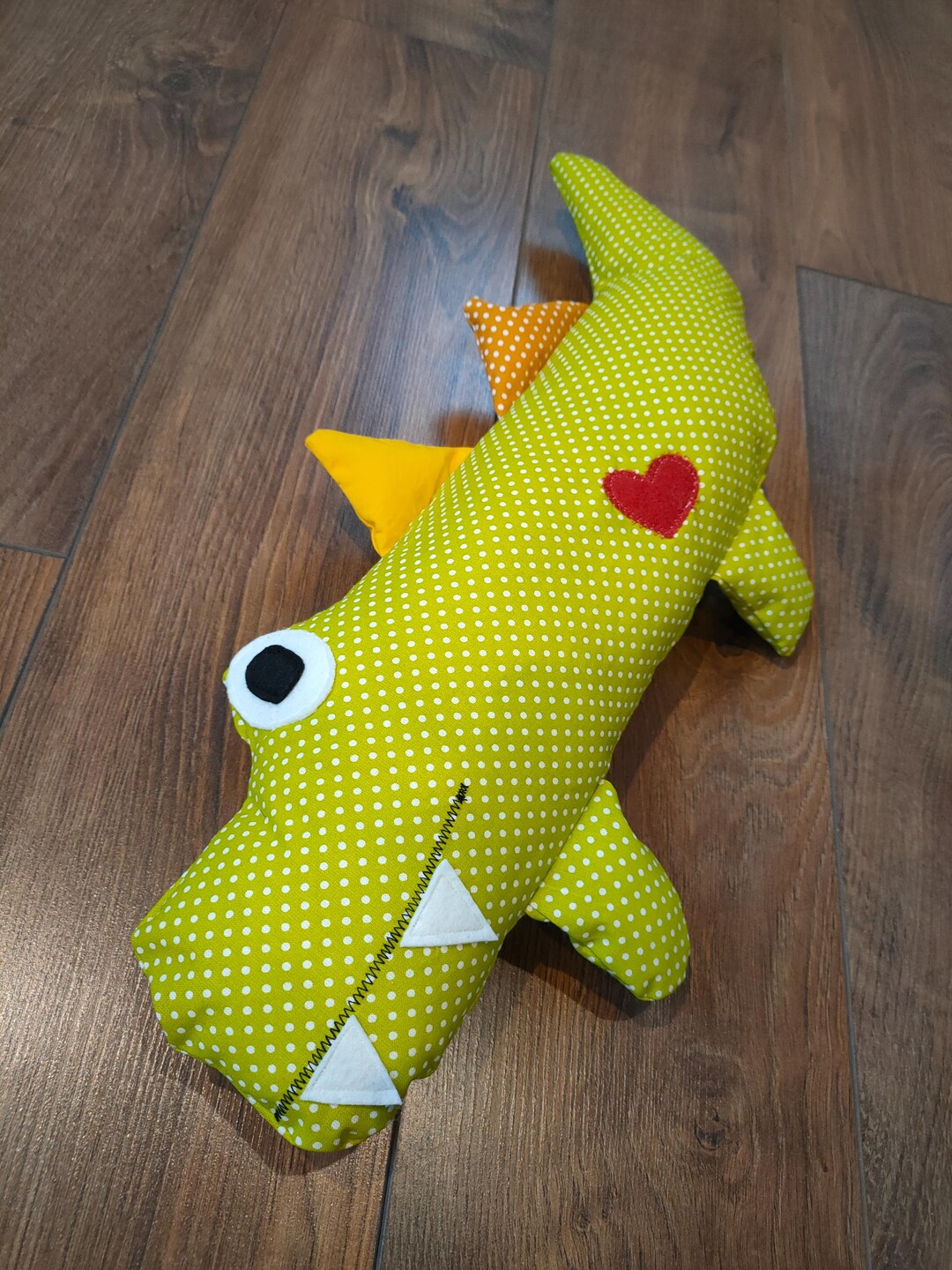 Crocodile Soft Toy, Jungle Animal Toy, Safari Themed Decor, Handmade ...