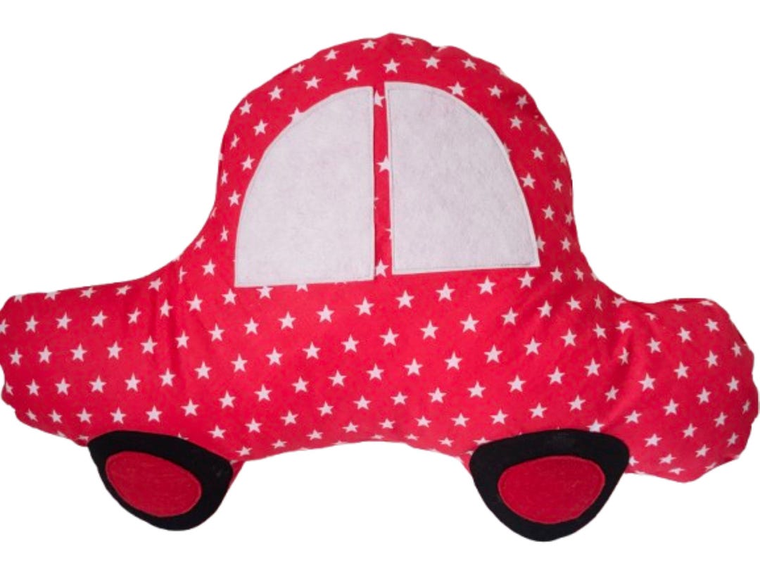 Car Soft Toy Boys, Car Shaped Nursery Pillow, Car Children's Bedroom ...